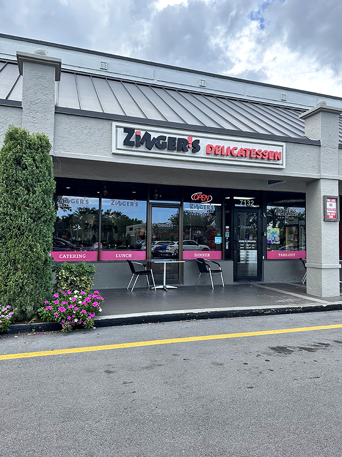 The unassuming storefront of Zinger's might not stop traffic, but locals know this Boca Raton treasure is where matzo ball magic happens.
