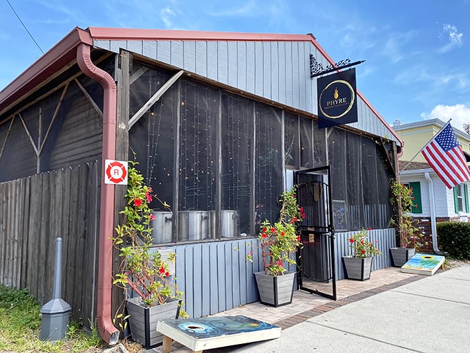 The unassuming exterior of Phyre Saloon and Steakhouse hides culinary treasures within. Like a speakeasy for steak lovers, this St. Cloud gem beckons with rustic charm.