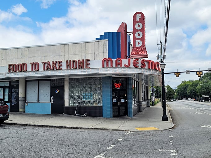 The neon promise of "FOOD THAT PLEASES" has been Atlanta's beacon of comfort since long before Instagram made food photos a thing.