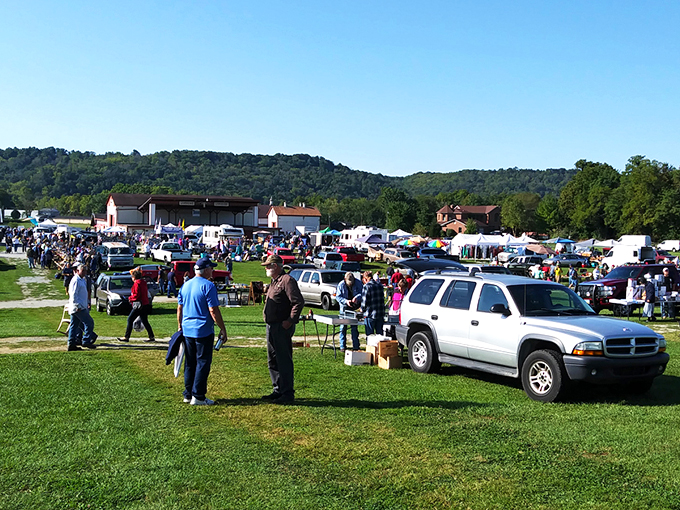 The treasure hunt begins! White's Farm's charming exterior promises a day of discoveries that'll make your inner collector do a happy dance.