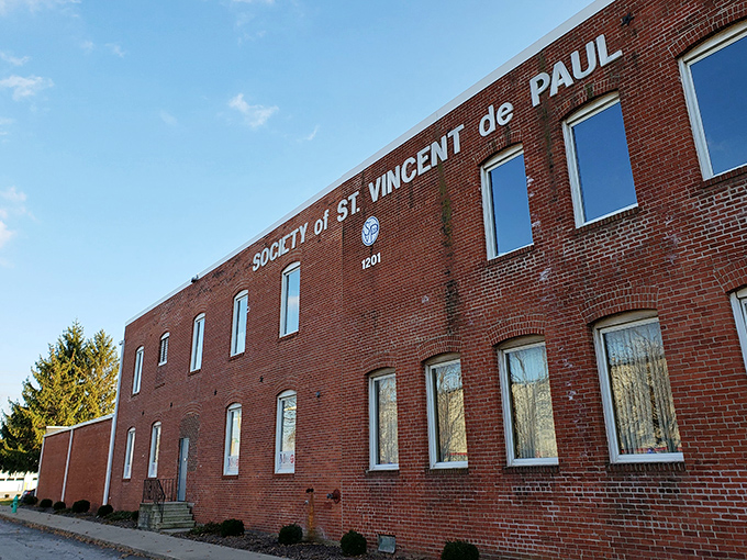 The unassuming brick exterior of Mission 27 Resale belies the wonderland of treasures within, like finding the entrance to Narnia in an ordinary wardrobe. 