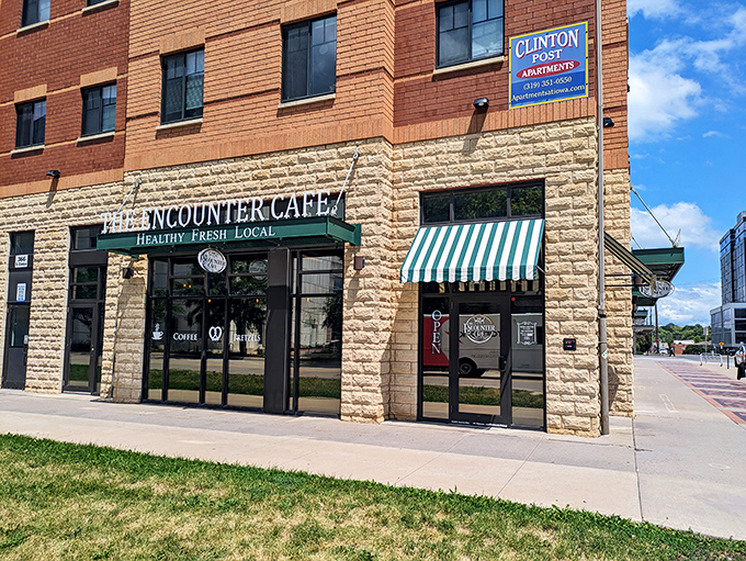 The perfect corner cafe doesn't announce itself with neon signs&mdash;just green and white awnings that whisper, "Come inside, the French toast is waiting."