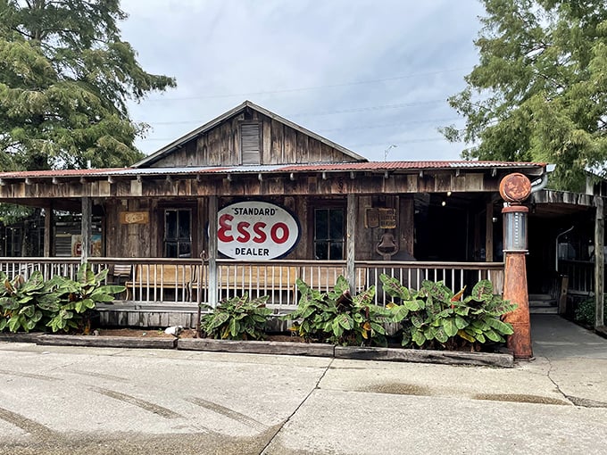 The humble exterior of Parrain's still proudly displays its gas station roots. Who knew an Esso sign would become the beacon for seafood pilgrims?