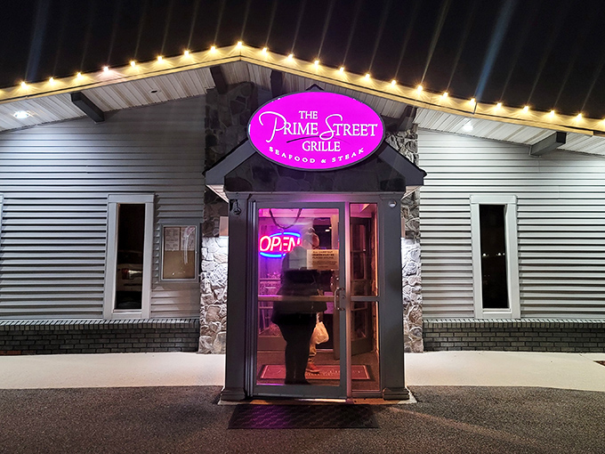That pink neon sign isn't just illumination&mdash;it's a beacon calling to steak lovers across Charles County. Welcome to your new favorite dinner destination.