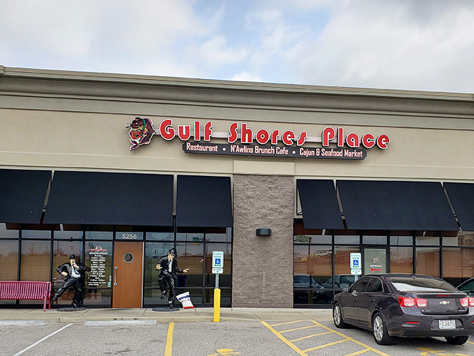 The unassuming strip mall exterior hides a coastal treasure &ndash; proof that in Missouri, as in life, never judge seafood by its cover.