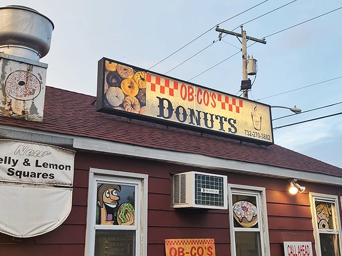 Don't judge this donut sanctuary by its humble burgundy siding. Like finding a Picasso at a yard sale, Ob-Co's modest exterior hides extraordinary treasures inside.