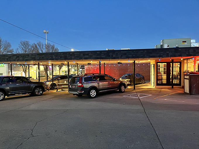 The unassuming exterior of Big Truck Tacos proves once again that culinary treasures often hide behind modest facades. Taco paradise awaits inside!