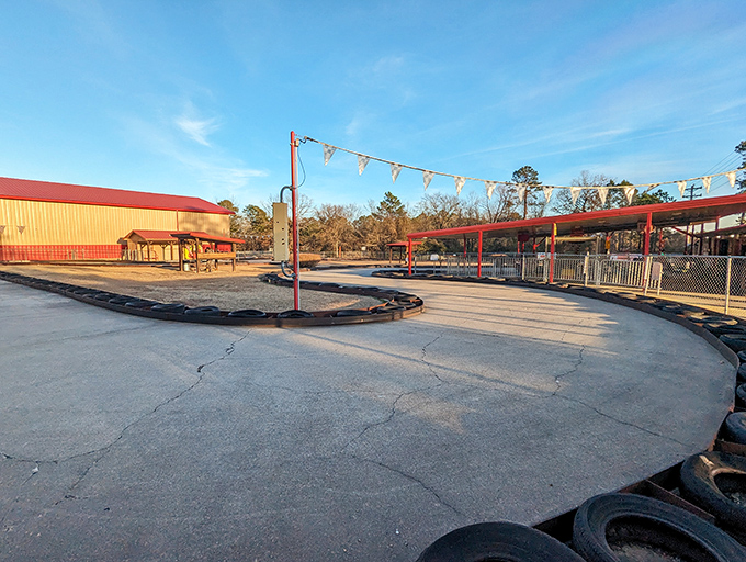 The asphalt playground awaits at Bigfoot Speedway, where Oklahoma's version of Monaco Grand Prix dreams come true for everyday speed demons.