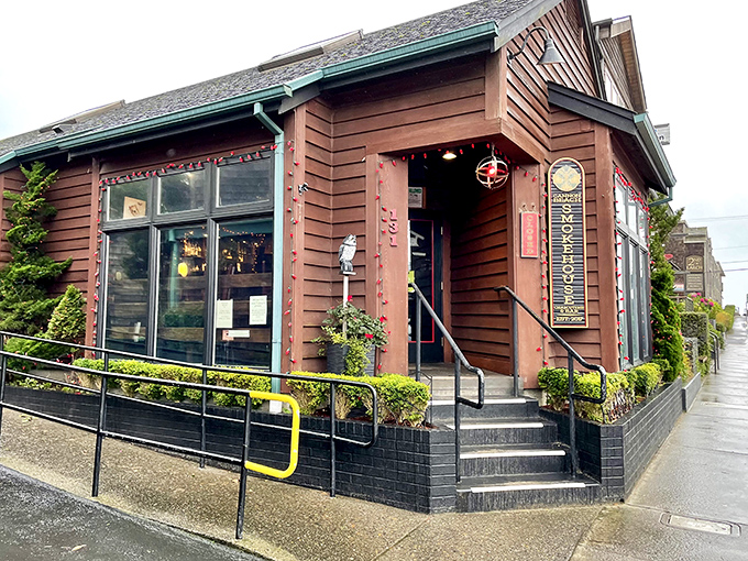 The unassuming exterior of Cannon Beach Smokehouse might fool you, but locals know this corner building houses Oregon's barbecue royalty.