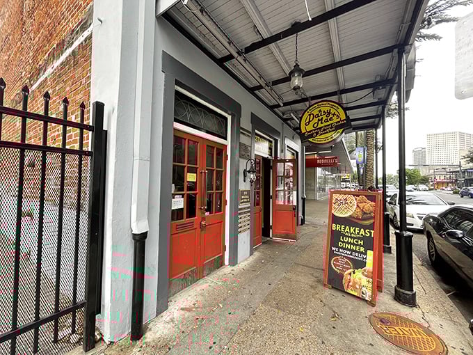 Those bright red doors aren't just an entrance&mdash;they're a portal to Southern breakfast nirvana in the heart of New Orleans.