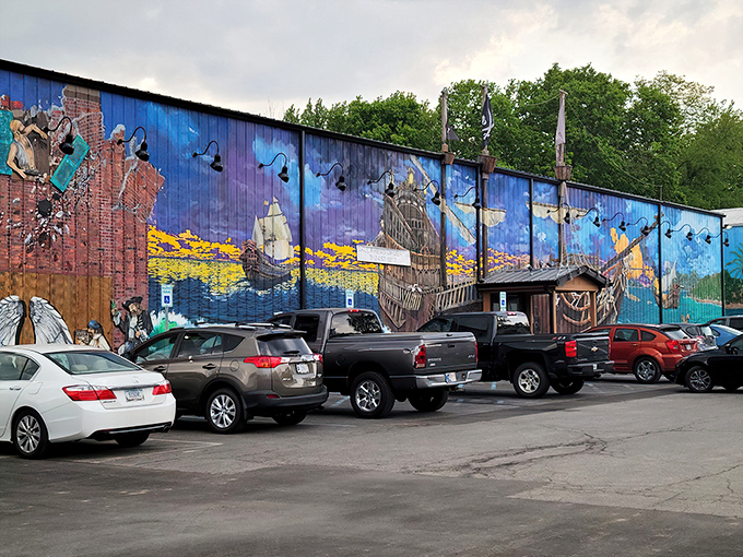 The pirate ship facade isn't just eye-catching&mdash;it's a promise of adventure that Big Hoffa's delivers on with every smoky, delicious bite.