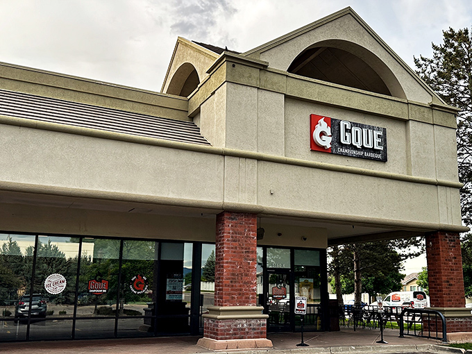 The unassuming storefront hides barbecue greatness like Clark Kent hides Superman. This brick-and-stone facade houses smoky treasures worth crossing county lines for.