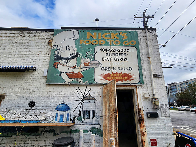 The unassuming white brick exterior of Nick's Food To Go stands as Atlanta's culinary equivalent of a speakeasy&mdash;you need to be in the know to find Greek food heaven.