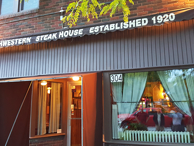 The unassuming brick facade of Northwestern Steakhouse has been welcoming hungry Iowans since 1920. Some buildings just whisper "butter happens here."