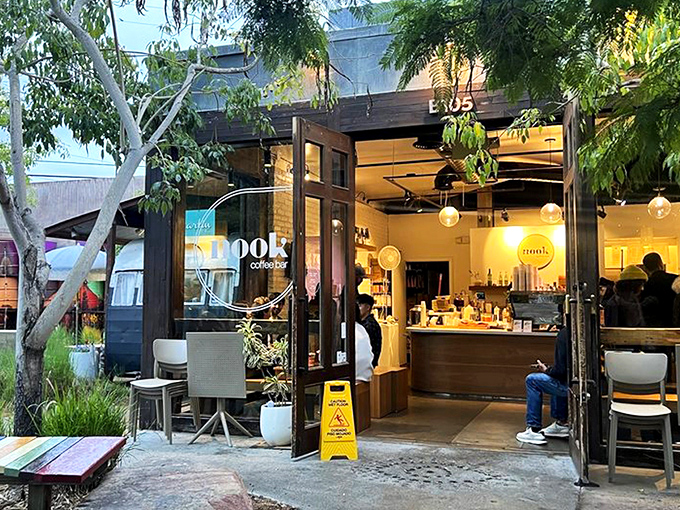 The cozy wooden doorway to Nook feels like a portal to another dimension&mdash;one where mediocre coffee is banned and flavor reigns supreme.