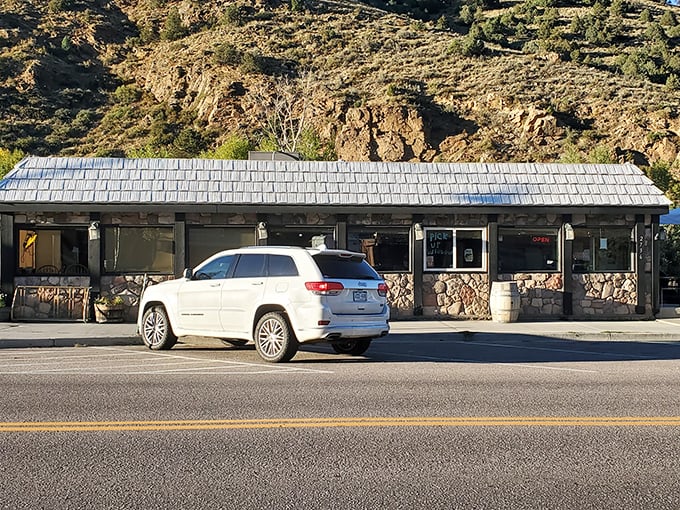 The unassuming exterior of barbecue greatness. Like finding a Picasso at a yard sale, Smokin Yard's modest building hides culinary treasures within.