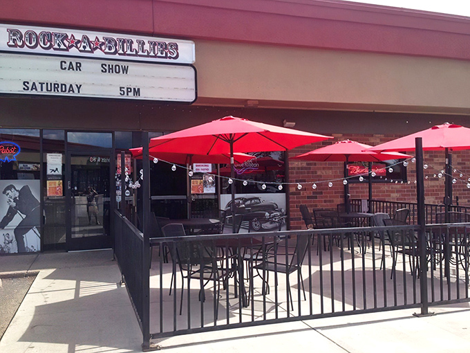 The rockabilly revolution lives on at this Arvada hotspot, where vintage vibes and red umbrellas beckon hungry time-travelers from across Colorado.