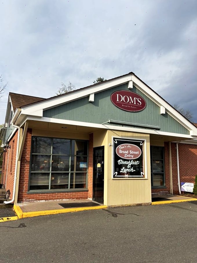 The blue-roofed beacon of breakfast bliss stands ready to welcome hungry Windsor residents. No fancy frills, just honest-to-goodness comfort food awaits inside.