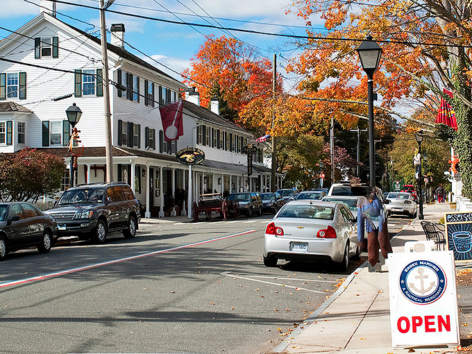 Main Street Essex welcomes you with that perfect small-town charm that makes you wonder if you've accidentally stepped onto a movie set