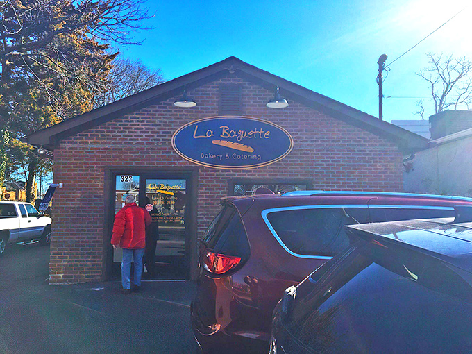 That blue-orange sign against brick isn't just Instagram bait&mdash;it's the universal signal for "Abandon diet, all ye who enter here."