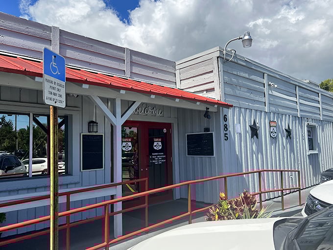 Storm clouds gather over this roadside gem, but inside Cafe 66, it's always sunny with a chance of nostalgia and perfectly crispy hash browns.