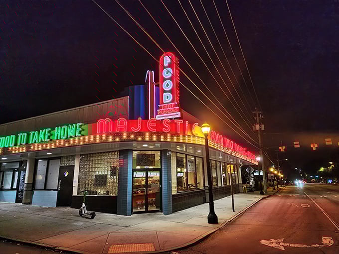 That iconic neon sign isn't just advertising&mdash;it's a beacon of hope for the hungry masses. The Majestic has been Atlanta's 24-hour sanctuary since your grandparents were dating.
