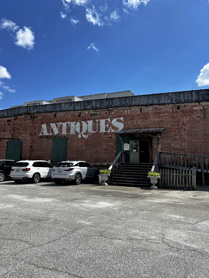 The brick facade proudly announces your mission for the day&mdash;treasure hunting in what feels like Georgia's answer to Aladdin's cave.