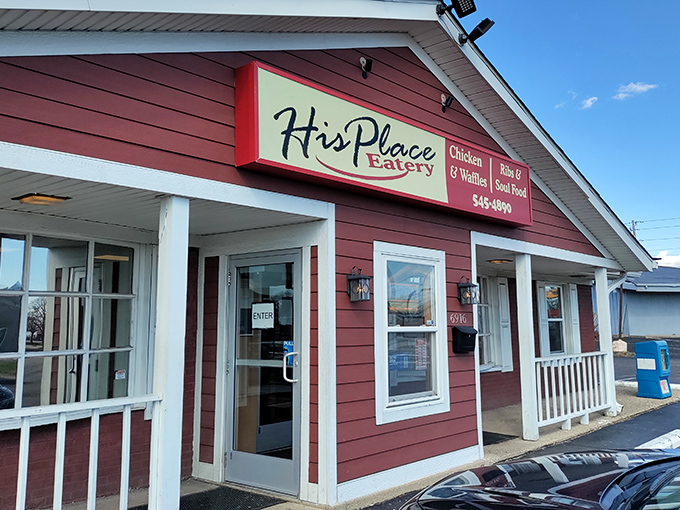 The unassuming exterior of His Place Eatery is like that friend who doesn't brag but delivers big time when it counts.