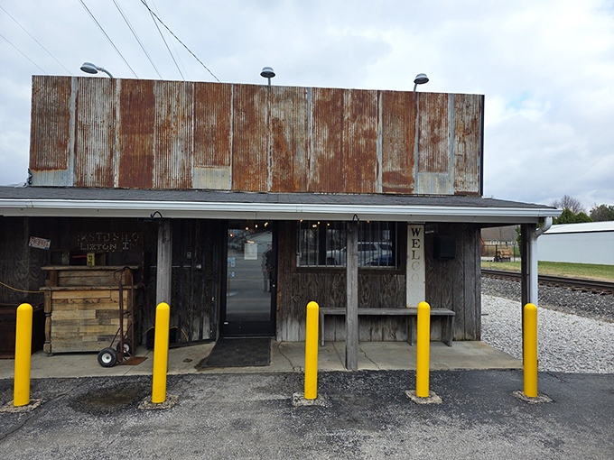 The unassuming exterior of Rusted Silo proves once again that the best BBQ joints often look like they might not pass a building inspection. Delicious treasures await inside.