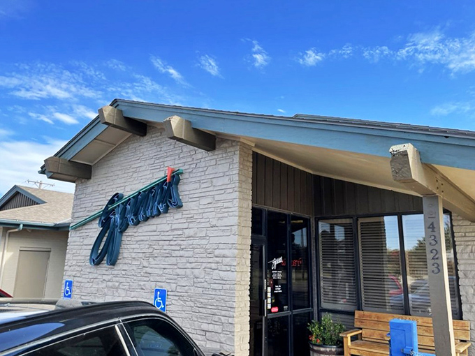 The unassuming exterior of Spear's Restaurant & Pie Shop&mdash;proof that architectural modesty often houses the most extraordinary culinary treasures. Like finding Shakespeare writing in a garden shed.