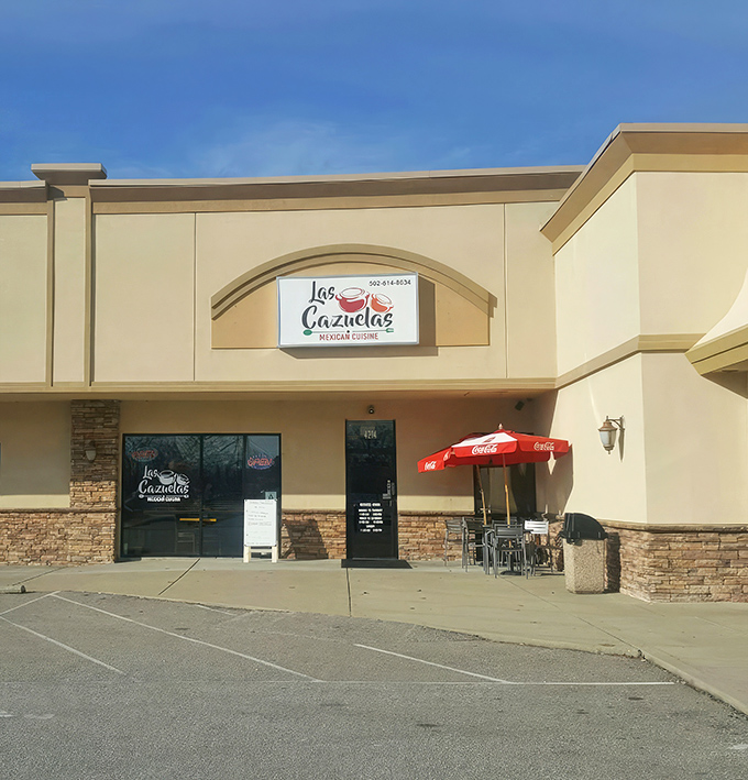 Las Cazuelas welcomes hungry travelers with its unassuming exterior. Sometimes the best culinary treasures hide in plain sight.