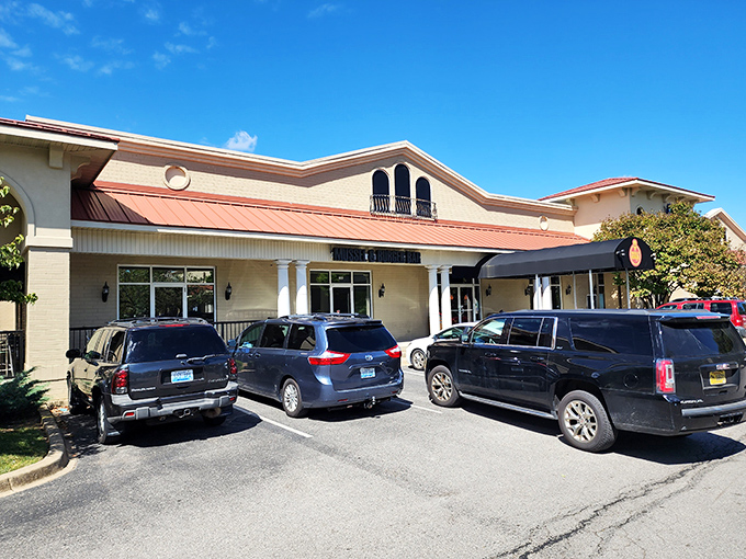 The unassuming exterior of Mussel & Burger Bar beckons like a siren song to burger lovers across Kentucky. Those columns aren't just holding up the roof&mdash;they're supporting culinary dreams.