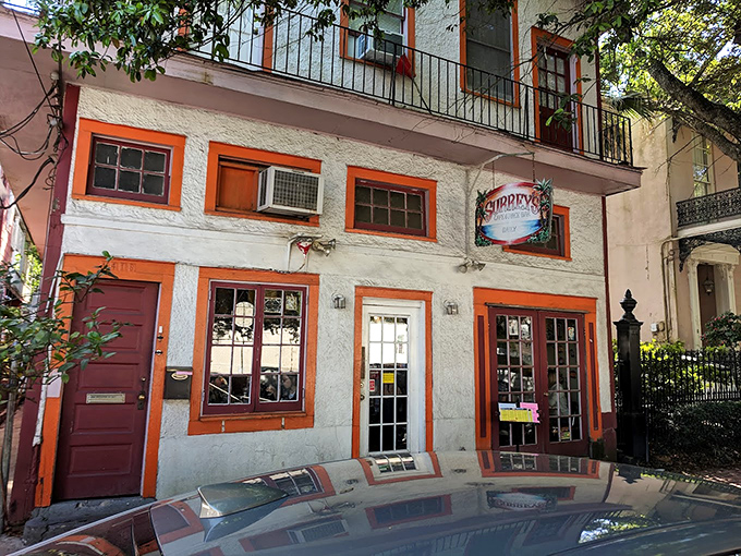 Surrey's pink fa&ccedil;ade stands like a breakfast beacon on Magazine Street, where New Orleans mornings transform from ordinary to extraordinary behind those cheerful windows.