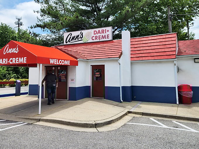 The red, white, and blue exterior of Ann's Dari-Creme isn't just patriotic&mdash;it's a time portal to when Elvis topped the charts and burgers cost a quarter.