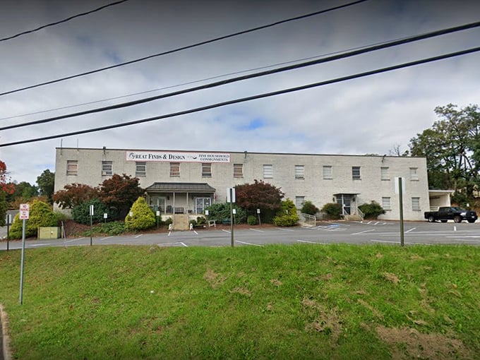 The unassuming exterior of Great Finds & Design belies the treasure trove within. Like a speakeasy for furniture enthusiasts, this Timonium gem rewards those who venture inside.