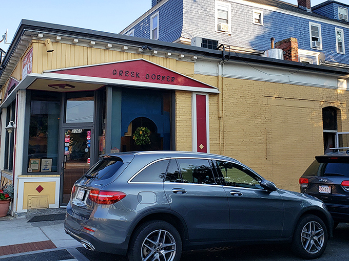The unassuming yellow fa&ccedil;ade of Greek Corner stands like a beacon of Mediterranean promise on Massachusetts Avenue. Culinary treasures await inside!