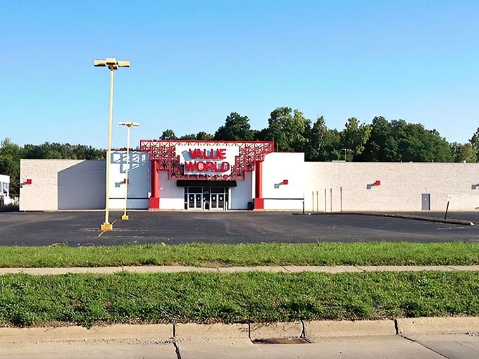 The unassuming facade of Value World belies the treasure trove within, like a poker player with a royal flush maintaining a perfect poker face.