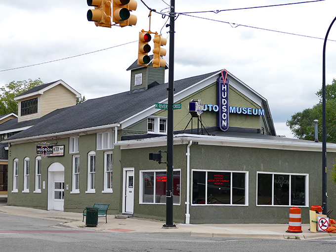 The unassuming exterior of the Ypsilanti Automotive Heritage Museum houses treasures that would make any car enthusiast's heart race faster than a Hudson Hornet on the final lap.
