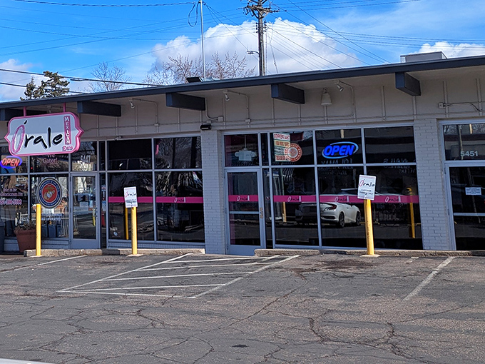 The pink sign beckons like a neon promise of flavor &ndash; &Oacute;rale's modest exterior hides Minneapolis's most vibrant Mexican culinary adventure.