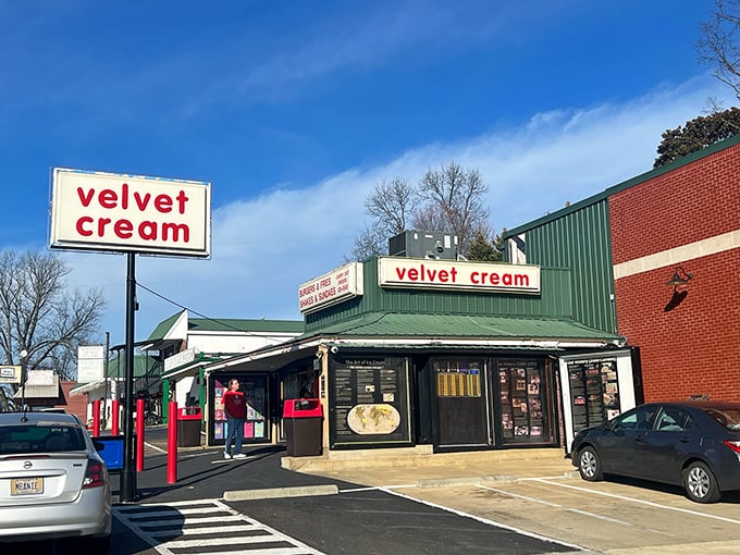 The iconic Velvet Cream sign beckons like an old friend&mdash;a time capsule of Americana that's been satisfying Mississippi cravings for over seven decades.