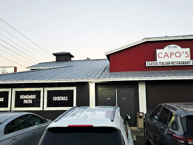 Capo's: Where the pasta is homemade, the cocktails are stiff, and the atmosphere is straight out of "The Godfather" &ndash; minus the horse head.