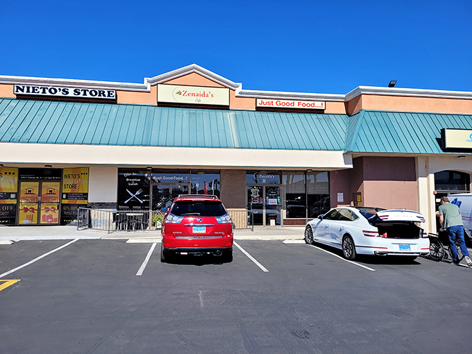Zenaida's distinctive green awning proudly announces "Just Good Food&hellip;!" A promise that turns out to be the understatement of the Las Vegas dining scene. 