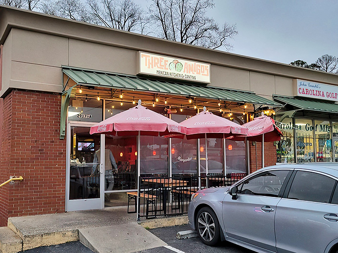 The vibrant mural outside Three Amigos sets the tone &ndash; authentic Mexican cuisine lives behind this unassuming brick fa&ccedil;ade in Charlotte. 