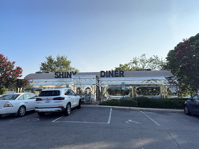 The chrome exterior gleams like a time machine to the golden age of roadside dining. This isn't just a restaurant&mdash;it's a landmark with an appetite.