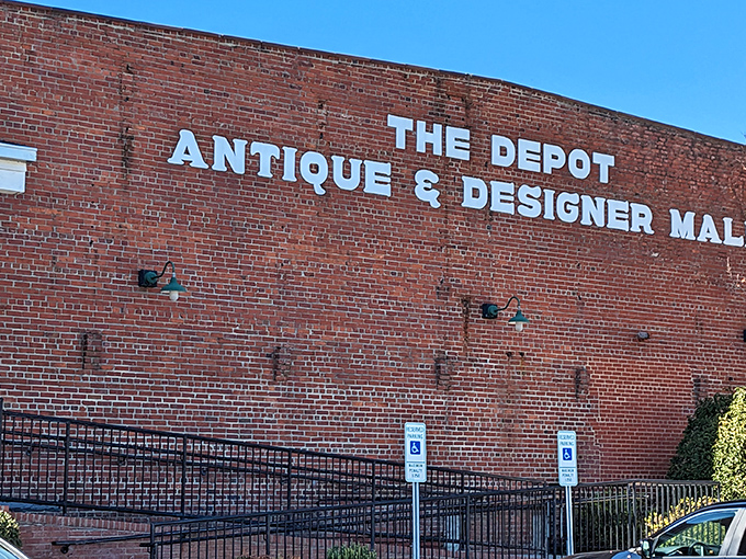The iconic brick exterior of Gibson Mill stands as a monument to retail resurrection, where yesterday's treasures await tomorrow's homes.