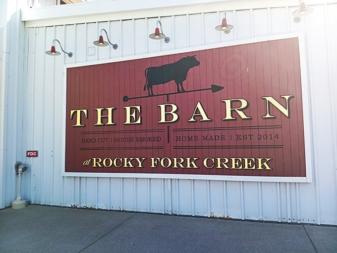 The iconic red and white exterior beckons like a culinary lighthouse. This isn't just a restaurant&mdash;it's a destination worth the drive from anywhere in Ohio. Photo credit: <a href="https://www.google.com/maps/contrib/117145315442820253174/photos/@38.8712982,-77.2746301,21697m/data=!3m2!1e3!4b1!4m3!8m2!3m1!1e1?entry=ttu&g_ep=EgoyMDI1MDQzMC4xIKXMDSoASAFQAw%3D%3D" target="_blank" rel="noopener noreferrer">Daniel Farinella</a>