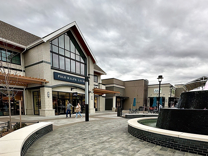The modern fa&ccedil;ade of Tulsa Premium Outlets welcomes bargain hunters with its clean lines and inviting walkways&mdash;retail therapy's promised land in Jenks.