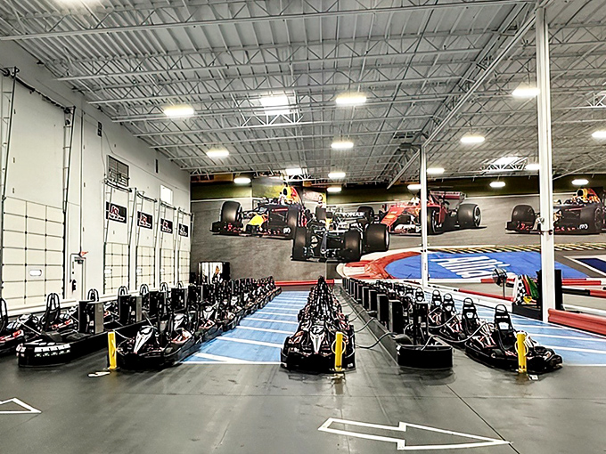 The starting grid awaits your inner speed demon. These sleek electric karts don't just look fast&mdash;they'll pin you back in your seat faster than you can say "checkered flag."