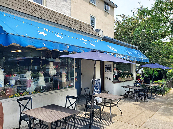 That iconic blue awning with white stars isn't just eye-catching&mdash;it's a beacon of baked goodness on Germantown Avenue that draws dessert pilgrims from across Philadelphia.