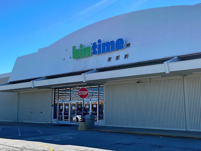 The unassuming exterior of Bintime in Mauldin hides a treasure trove within. Like a retail speakeasy, you need to know what awaits behind those doors.